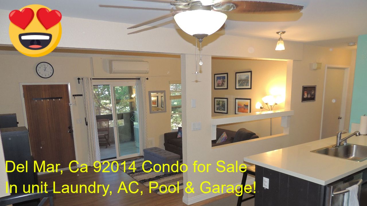 Del Mar, California 92014 Condo for Sale - Pool, AC, Garage ...