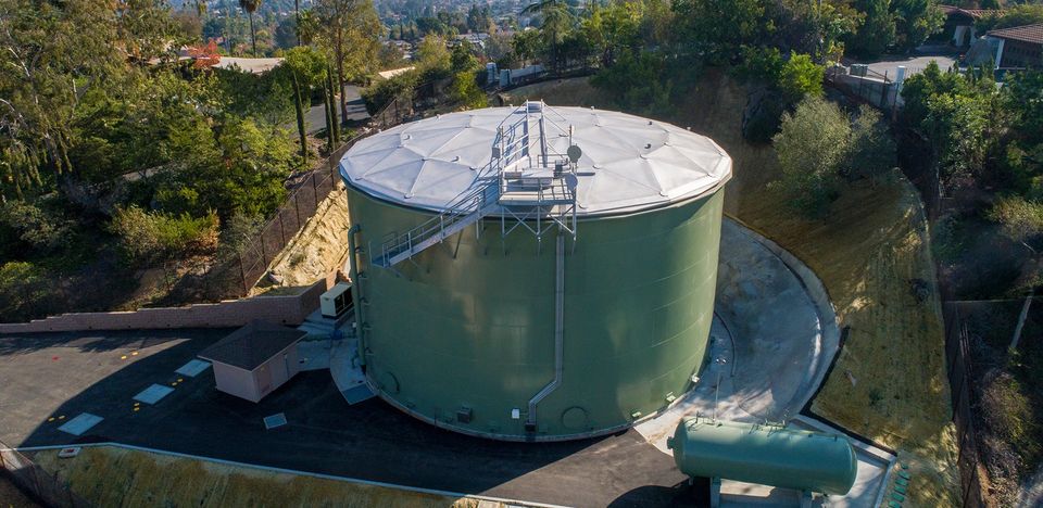 Helix Water District - Chats Facebook Live - Tour a Reservoir Tank | Mt ...
